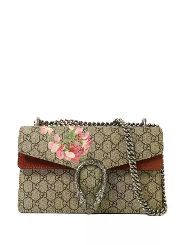 Gucci Dionysus Gg Floral-print Shoulder Bag - Neutrals