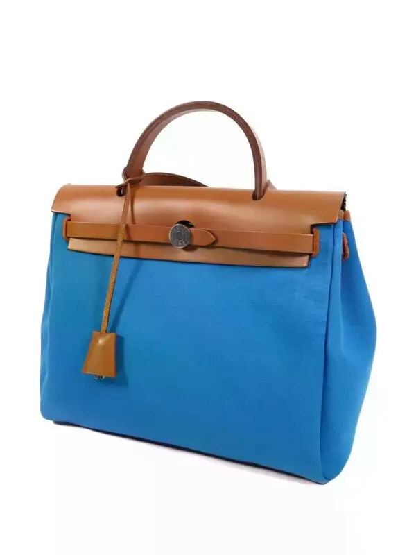 Hermès Pm Herbag Canvas Tote Bag