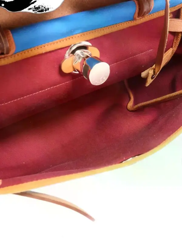 Hermès Pm Herbag Canvas Tote Bag
