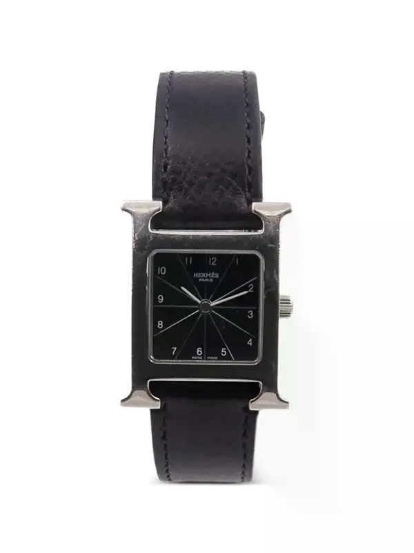 Hermès H Watch 21mm Stainless Steel Quartz - Black