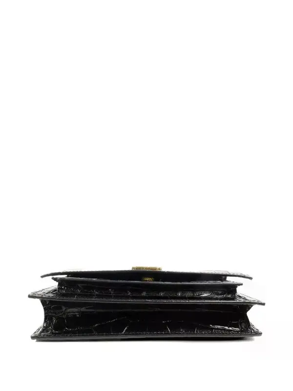 Balenciaga Croc-effect Bb Crossbody Bag