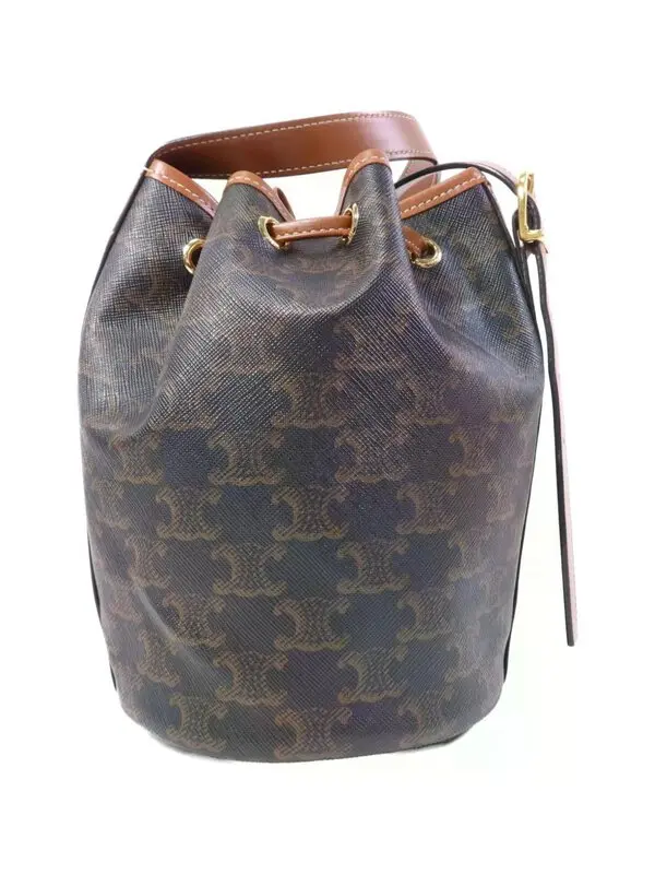 Celine Small Triomphe Canvas Bucket Bag