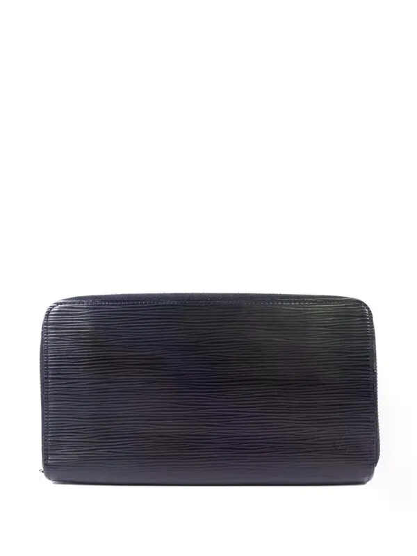 LOUIS VUITTON Epi Leather Zip-around Wallet - Blue