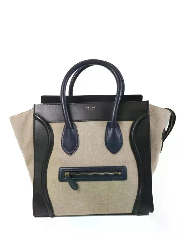 Celine Mini Luggage Tote Bag - Neutrals