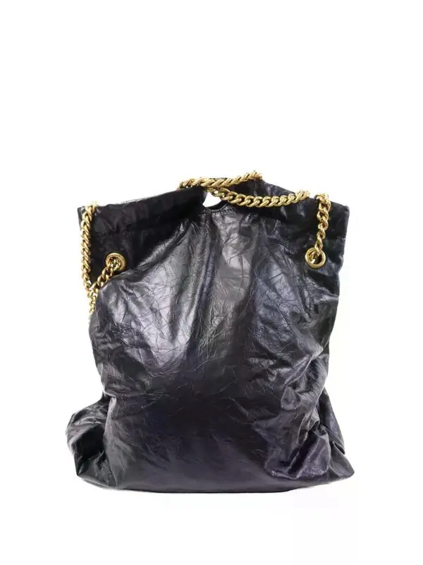 Balenciaga Crush Chain Tote Bag - Black