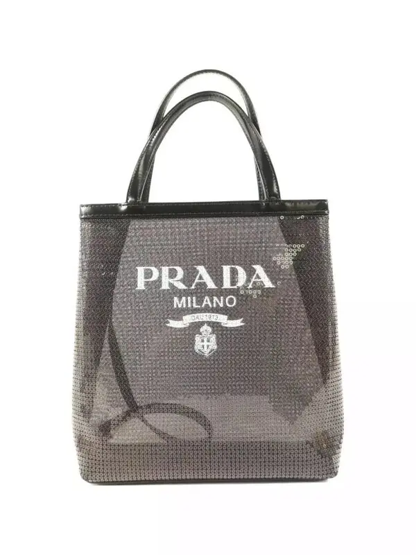 Prada Sequin Embellished Tote Bag