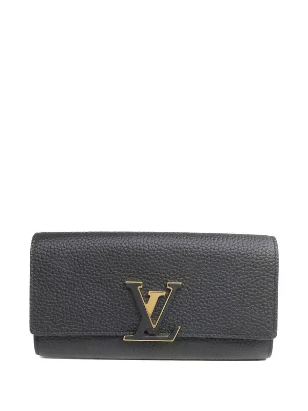 LOUIS VUITTON Capucines Taurillon Leather Wallet