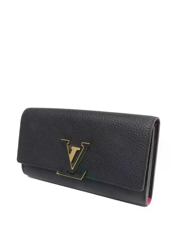 LOUIS VUITTON Capucines Taurillon Leather Wallet