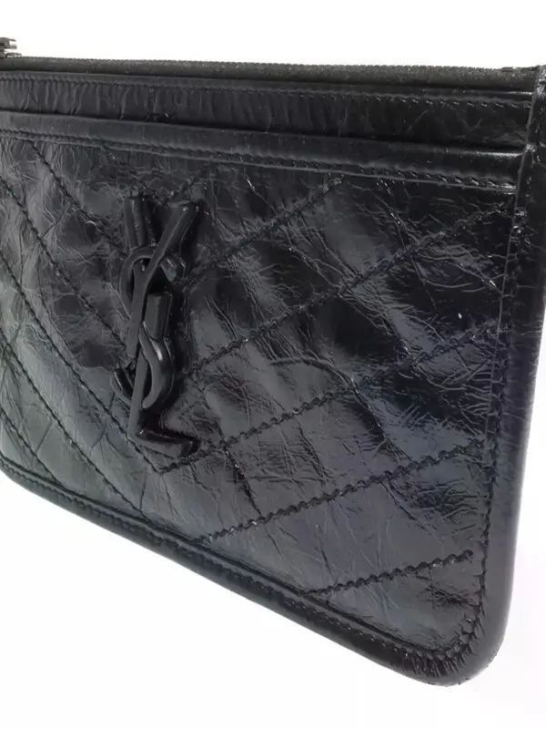 Saint Laurent Niki Quilted Clutch Bag