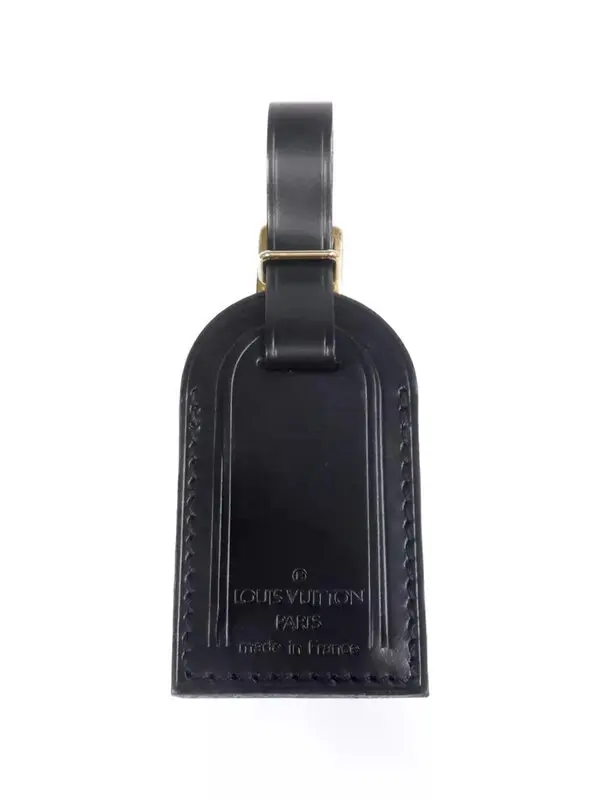 LOUIS VUITTON Buckled Leather Luggage Tag