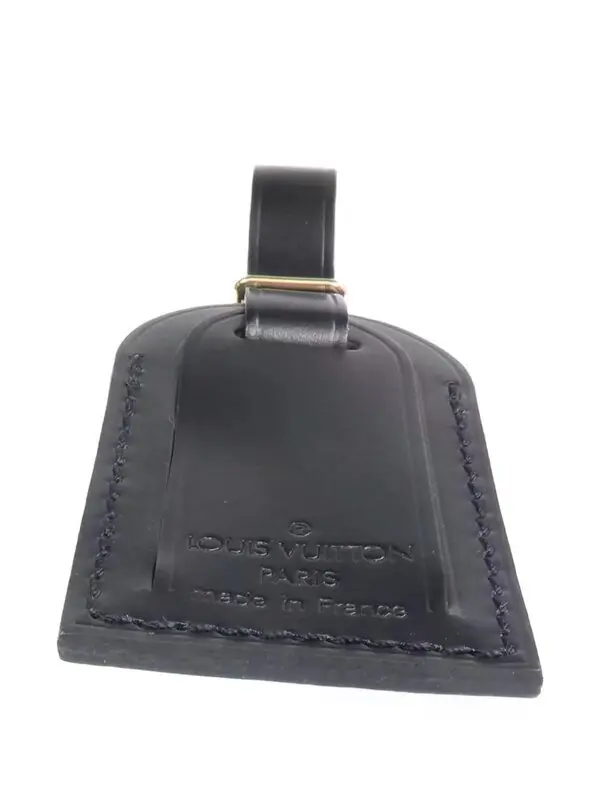 LOUIS VUITTON Buckled Leather Luggage Tag