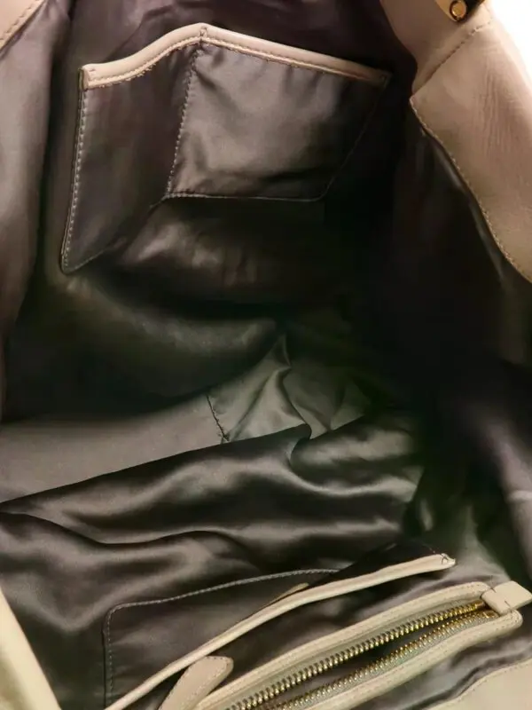 Miu Miu Vitello Lux Leather Tote Bag