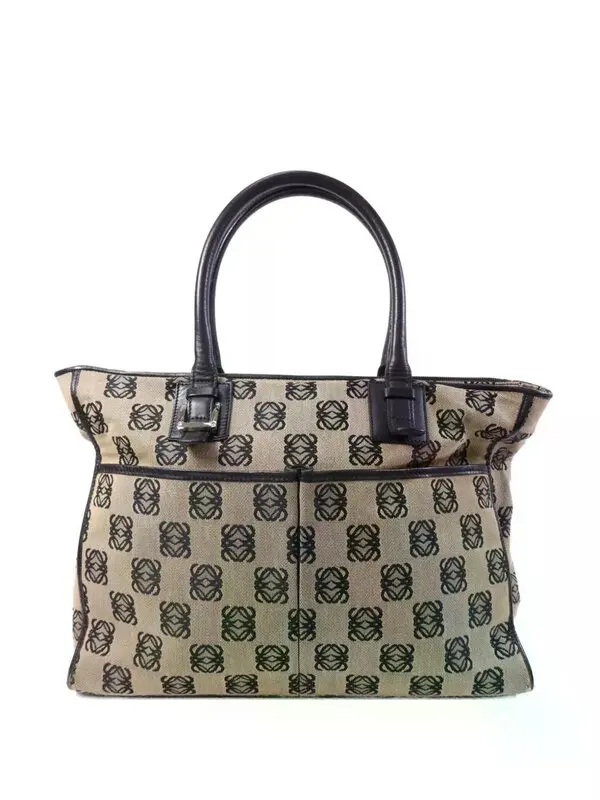 Loewe Anagram Canvas Handbag