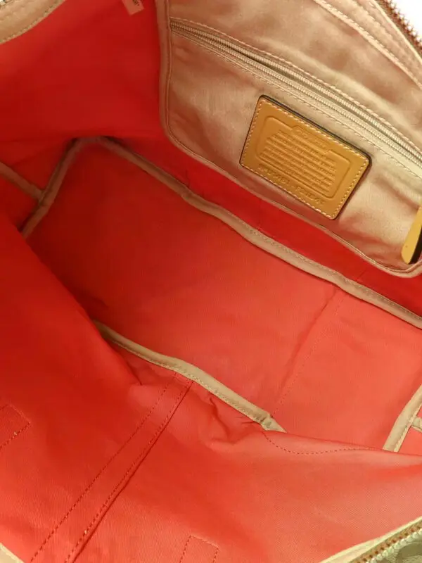 COACH VINTAGE Signature Logo Detail Tote Bag