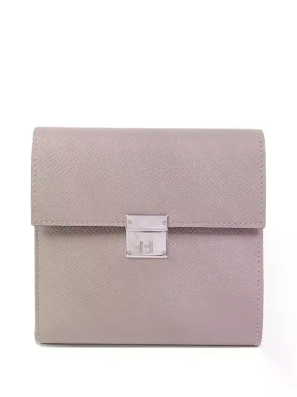 Hermès Clic Epsom Leather Wallet - Neutrals