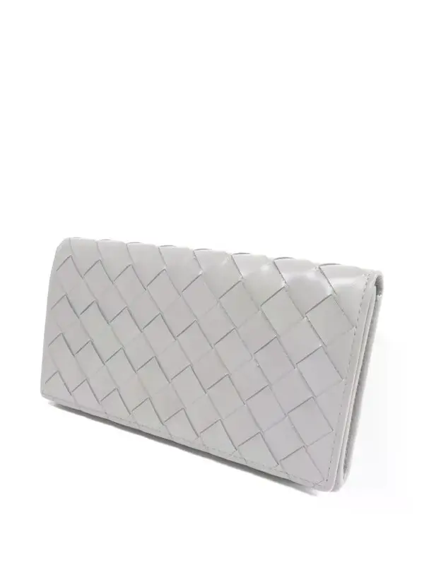 Bottega Veneta Intrecciato Leather Long Wallet