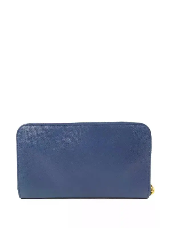 Prada Saffiano-leather Logo-plaque Wallet