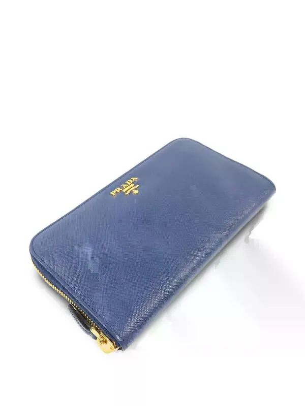 Prada Saffiano-leather Logo-plaque Wallet