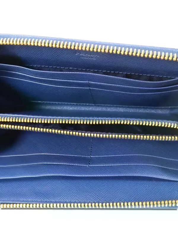 Prada Saffiano-leather Logo-plaque Wallet
