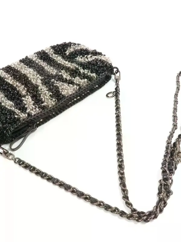 ANTEPRIMA Zebra Print Chain-link Shoulder Bag