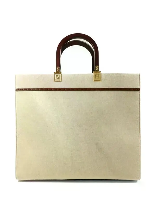 Fendi Sunshine Logo-embossed Shoulder Bag