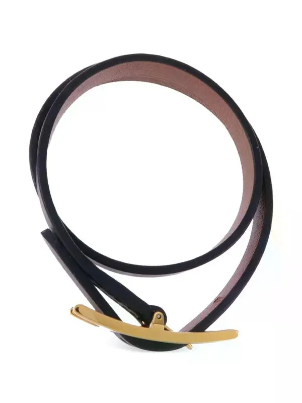 Hermès Double Tour Leather Bracelet