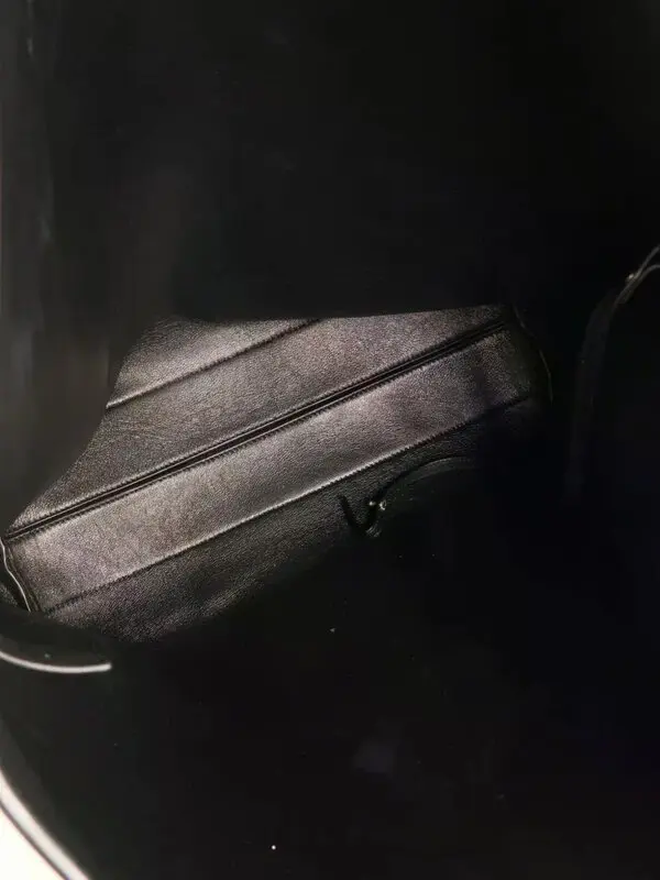 Saint Laurent Bold Crinkled-leather Tote Bag