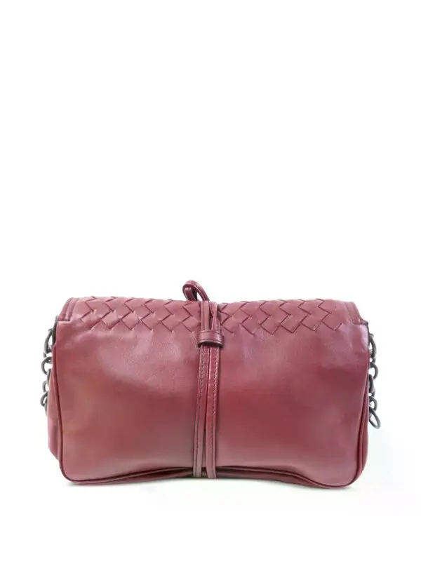 Bottega Veneta Intrecciato Weave Leather Shoulder Bag