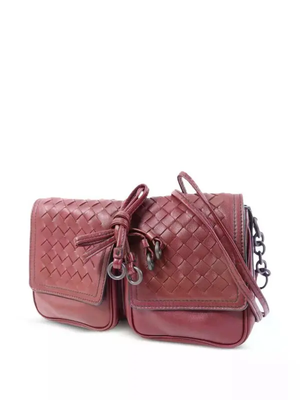 Bottega Veneta Intrecciato Weave Leather Shoulder Bag