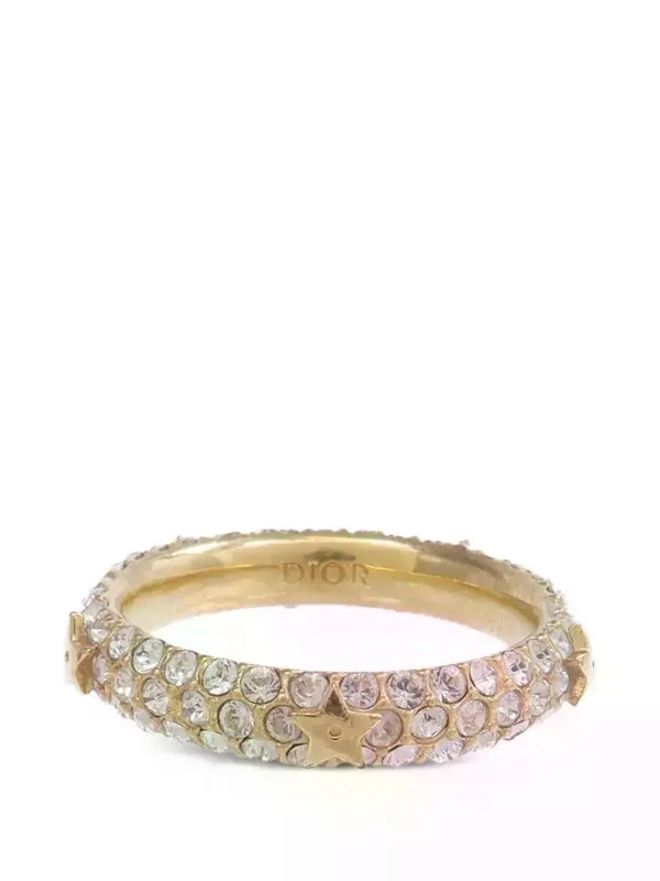 Dior Embellished Ring - Gold