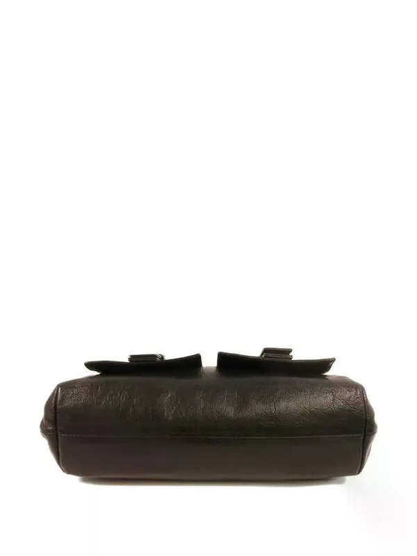 Celine Buckled Leather Tote Bag
