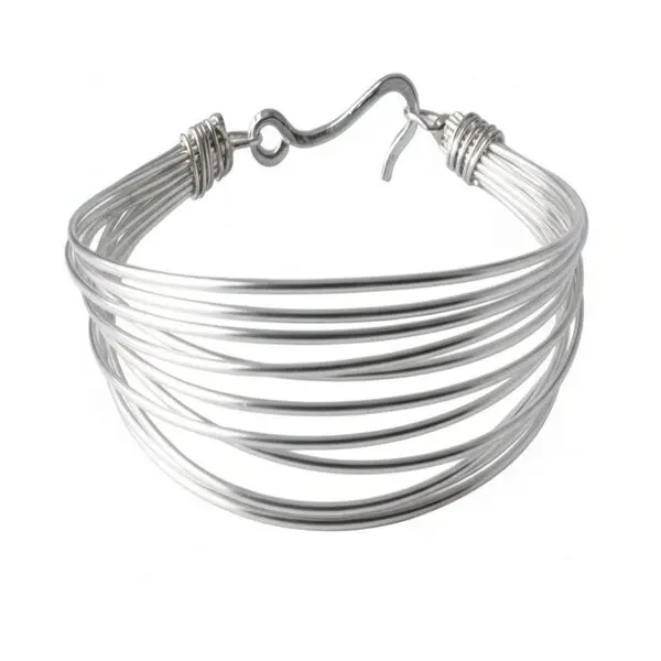 FLORENTIS JEWELLERY Sterling Multi-hoop Bracelet - Silver