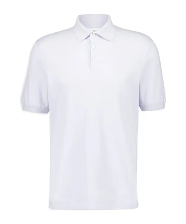 Brunello Cucinelli Short-sleeved Straight-hem Polo Shirt