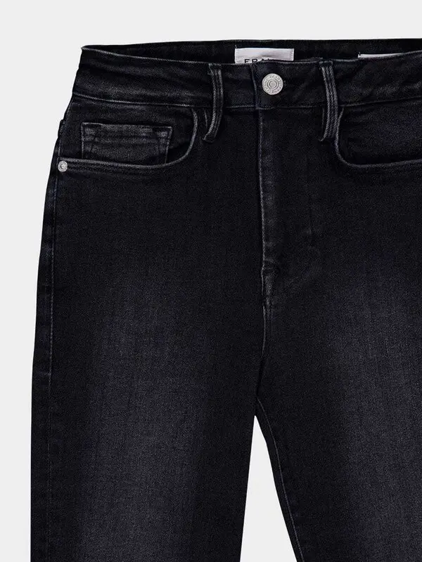 FRAME Le One Skinny Cropped Jeans