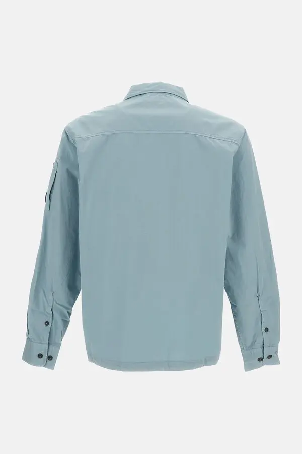 C.P. COMPANY Organic Gabardine Overshirt - Multicolor