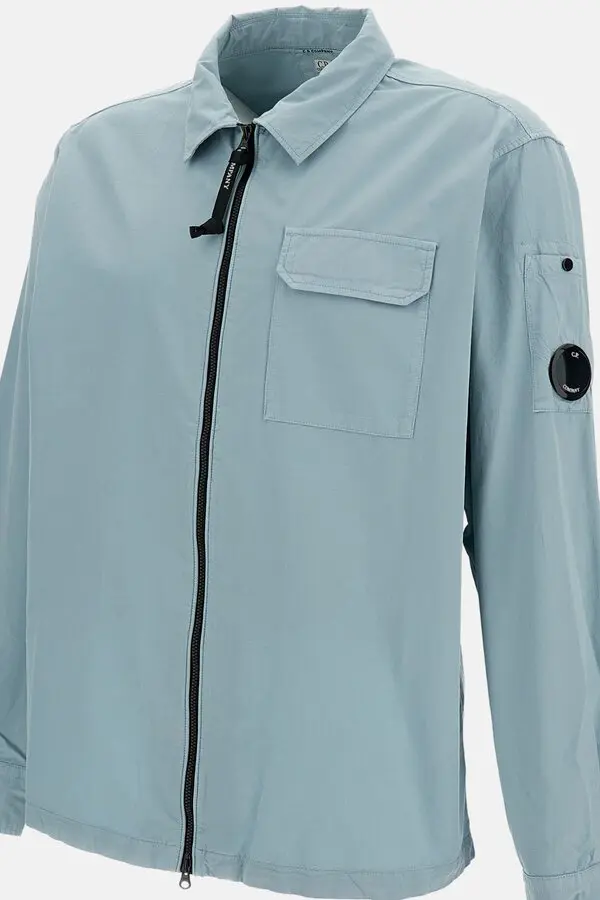 C.P. COMPANY Organic Gabardine Overshirt - Multicolor