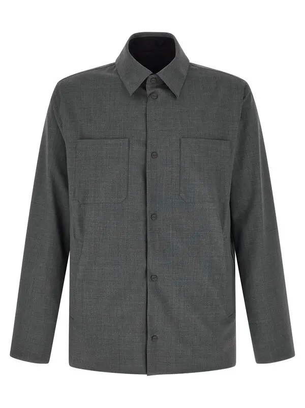 Herno Reversible Overshirt - Gray