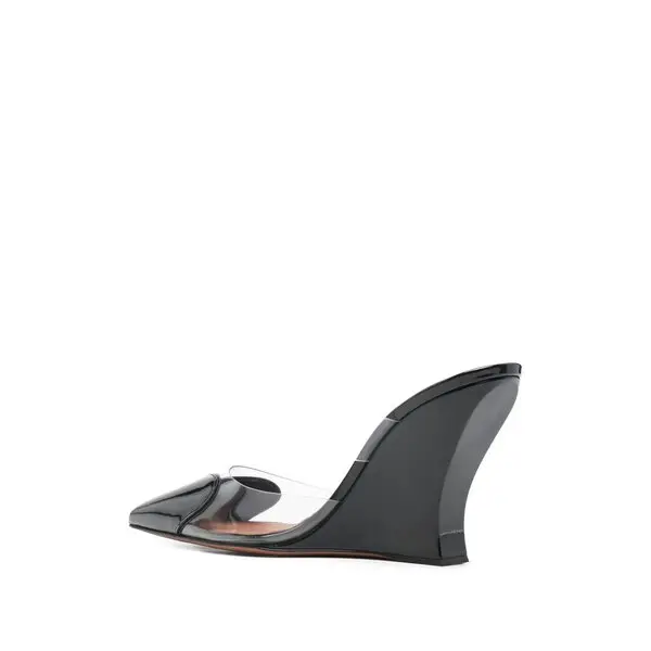 Alaïa Pointed Toe Wedge Heel - Black