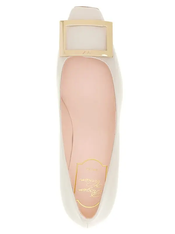 ROGER VIVIER Trompette Patent Leather Pumps With Buckle Detail
