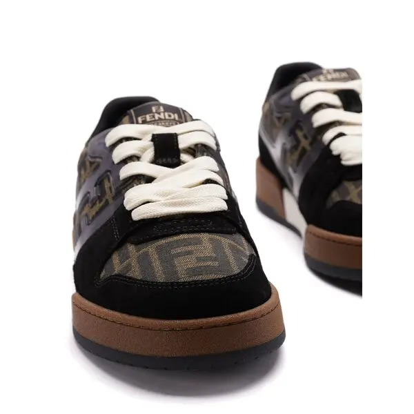 Fendi Low-top Sneakers With Monogram Pattern