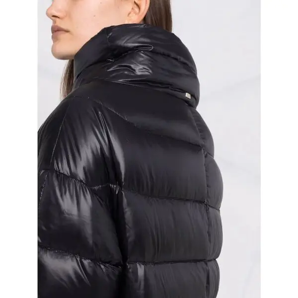 Herno Padded Single-breasted Coat - Black