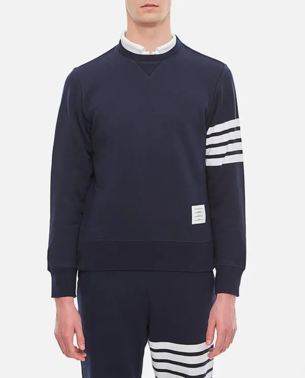 Thom Browne Classic Loopback 4 Bar Sweatshirt