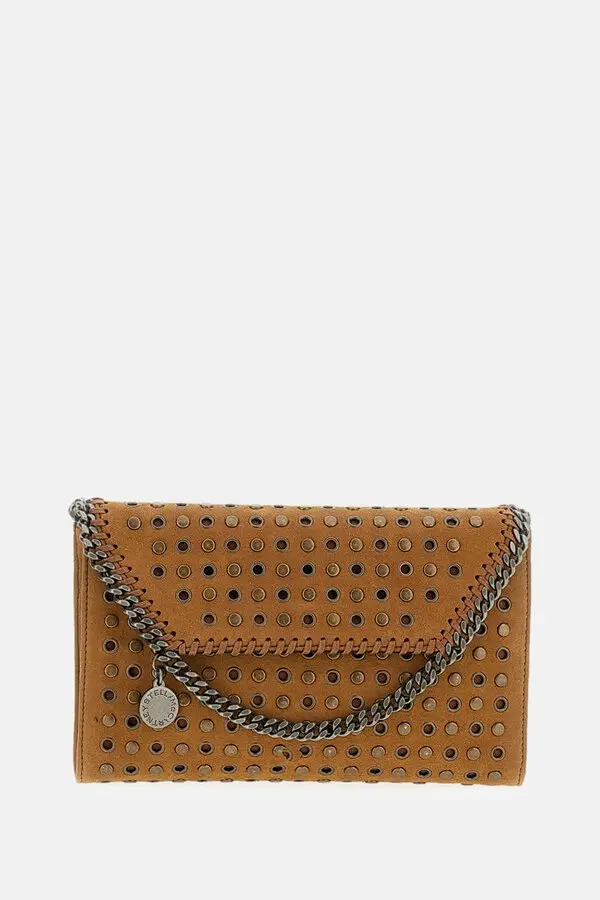 Stella McCartney Falabella Wallet Chain Bag With Studs And Eyelets - Multicolor