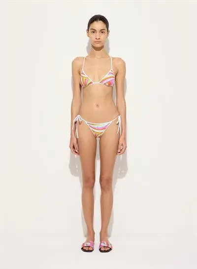 Emilio Pucci Triangle Bikini Top - Multicolor