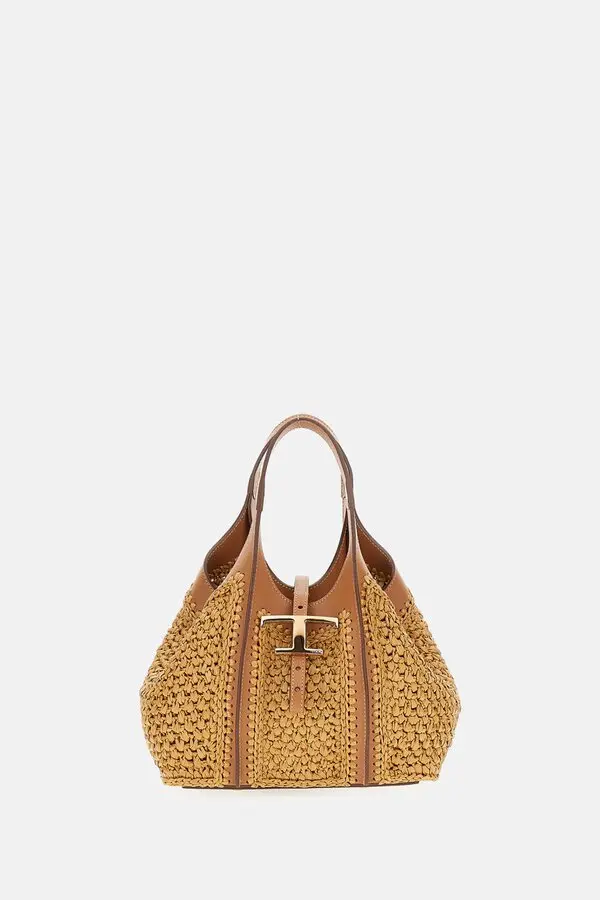 TOD'S Crochet Mini Shopper Bag