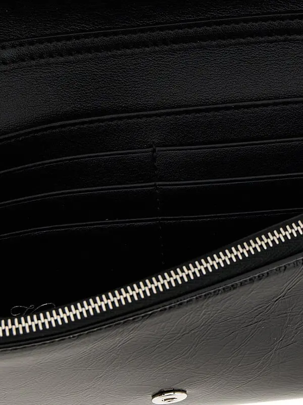 ROGER VIVIER Belle Vivier Patent Leather Wallet On Chain
