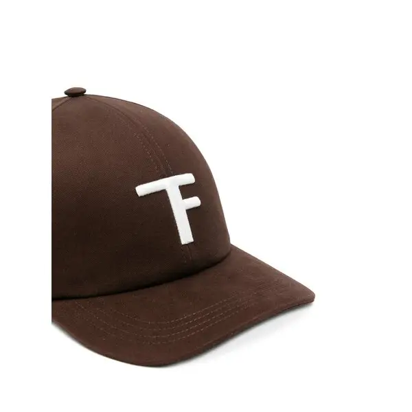 TOM FORD Embroidered Logo Baseball Cap - Brown