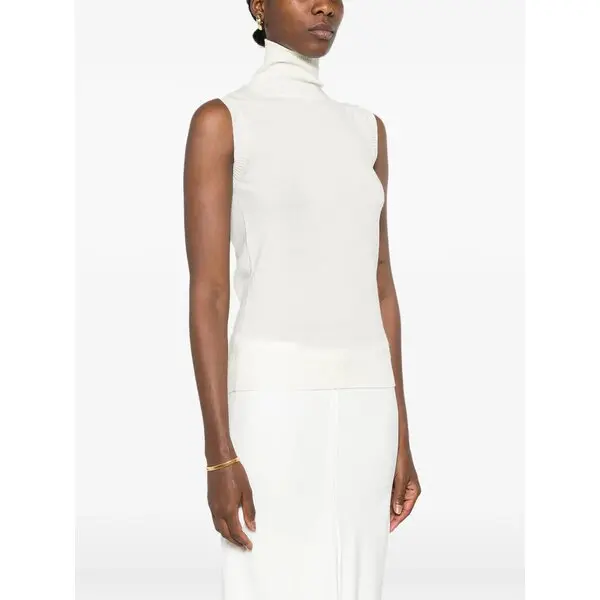 Sportmax Spxeschimo Turtleneck Sleeveless Top - Multicolor
