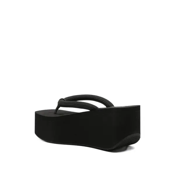 Alexander Wang Platform Flip Flops - Black