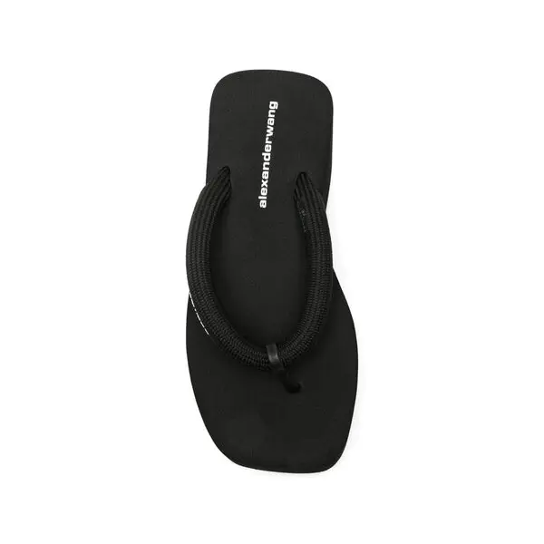 Alexander Wang Platform Flip Flops - Black